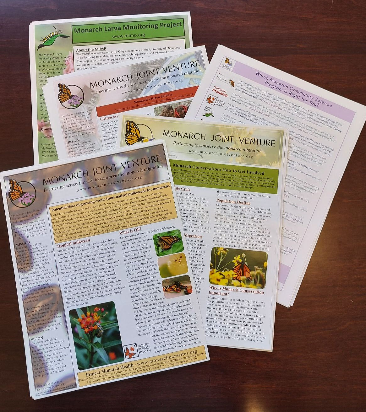 Handouts: Science Collection – Monarch Joint Venture Store