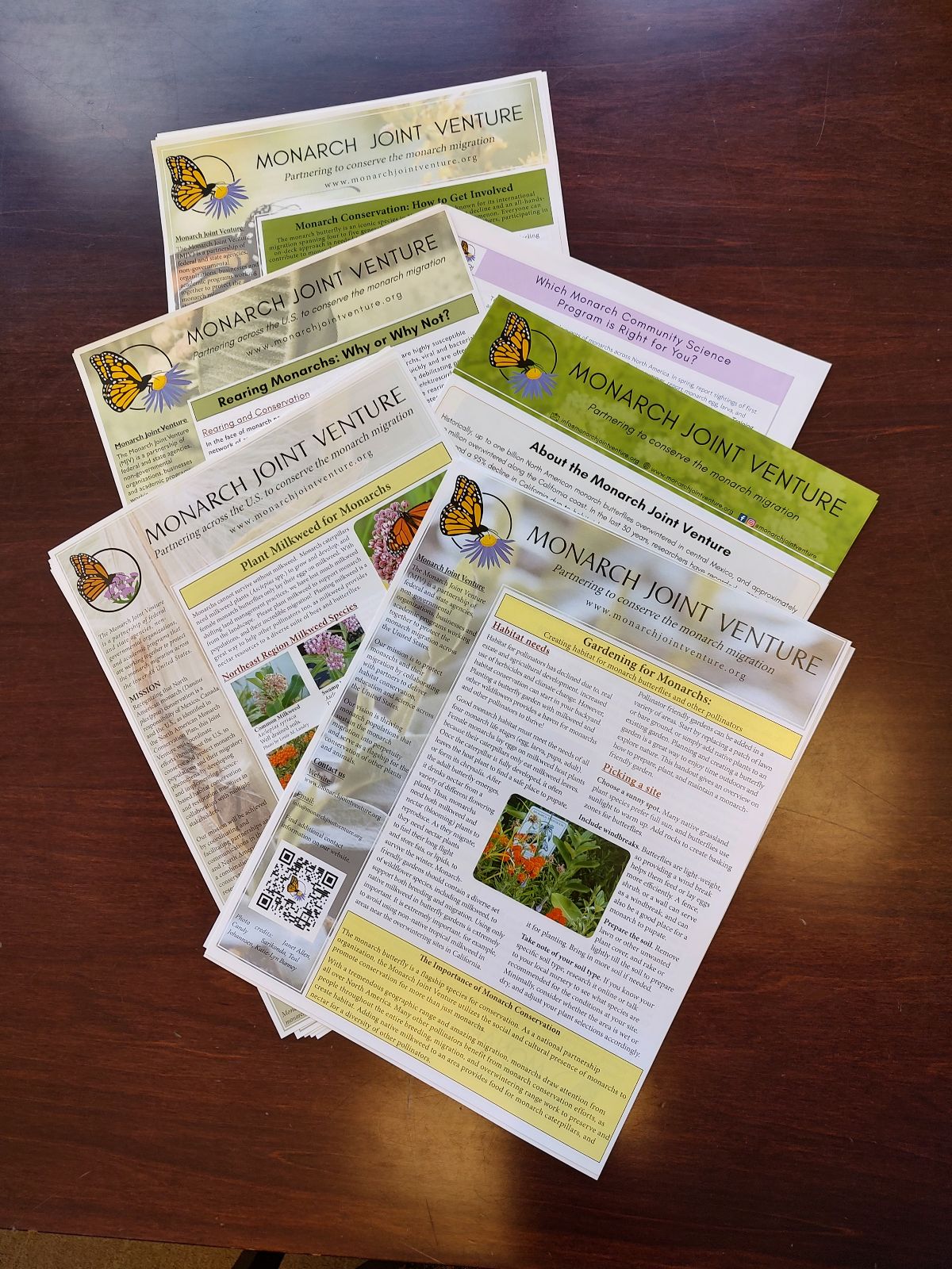 Handouts: Outreach Collection – Monarch Joint Venture Store