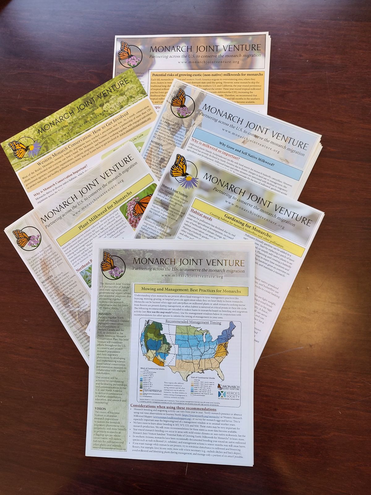 Handouts: Western Habitat collection – Monarch Joint Venture Store